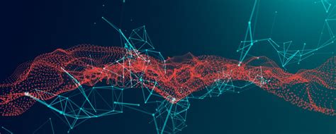 Abstract Background Particles Liquid Dynamic Flow Vector Image