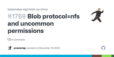 Blob Protocolnfs And Uncommon Permissions · Issue 1769 · Kubernetes