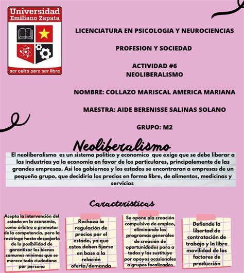 Caracteristicas Del Neoliberalismo Pdf