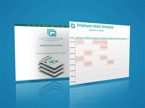 Free Weekly Daily Schedule Spreadsheet LuxTemplates
