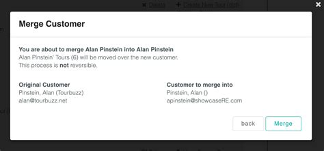 How Do I Mergecombine Duplicate Customer Accounts Tourbuzz Help
