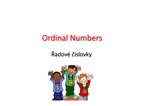 PPT Ordinal Numbers PowerPoint Presentation Free Download ID 2359508
