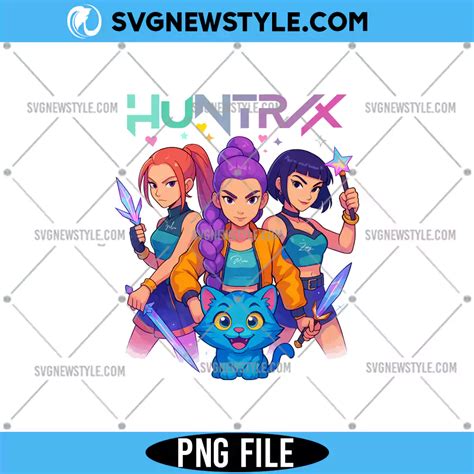 Kpop Huntrix Png Saja Girls Anime Fan Png Instant Digital Download