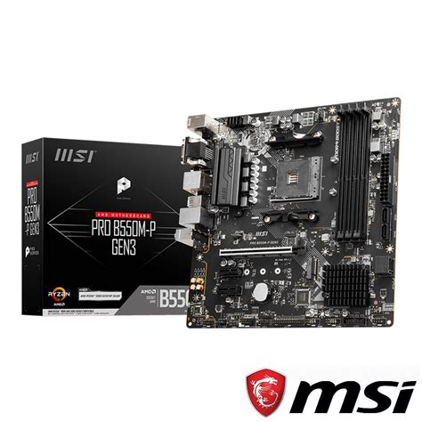 Msi微星 Pro B550m P Gen3 主機板 微星主機板 Amd腳位 Yahoo奇摩購物中心