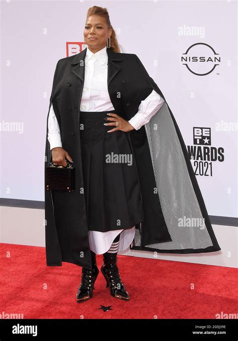 Los Angeles Usa 27th June 2021 Queen Latifah Arrives At The Bet