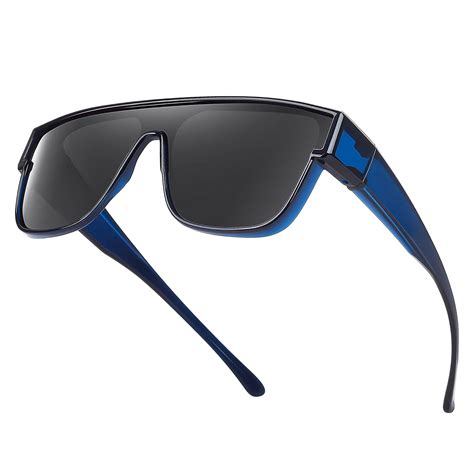 Tinhao Polarized Sunglasses Fit Over Glasses For Men Women Driving