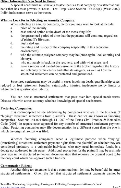 Structured Settlements Definition