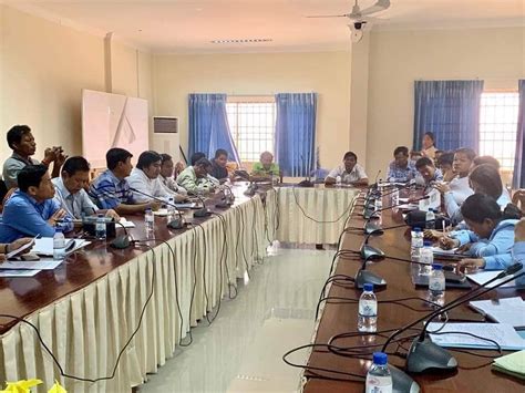 អភិបាលខេត្តកោះកុង ប្រជុំជាមួយរដ្ឋាករទឹកដោះស្រាយបញ្ហាខ្វះទឹកប្រើប្រាស់ក្នុងក្រុង ក្រសួងព័ត៌មាន