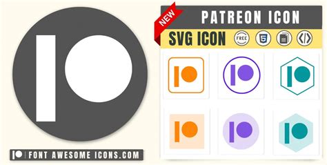 Patreon Icon Svg Code — Download Path Html