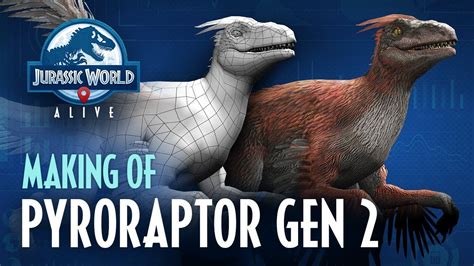 Making Of Pyroraptor Gen 2 Youtube