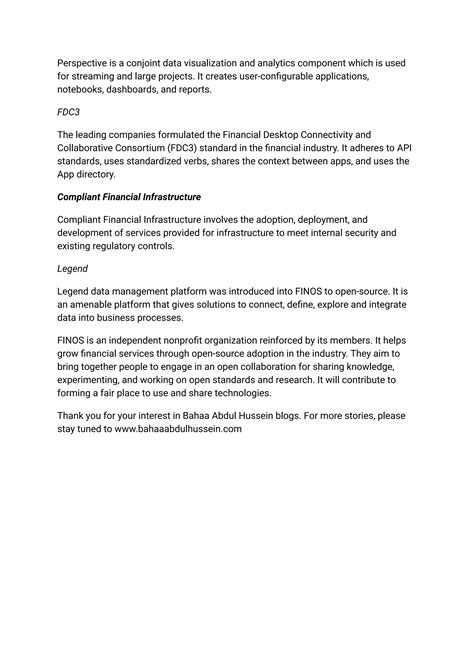 What Is Fintech Open Source Foundation Bahaa Abdul Hussein Pdf