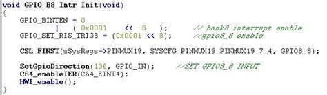 Gpio Bank Interrupt Processors Forum Processors Ti E2e Support Forums