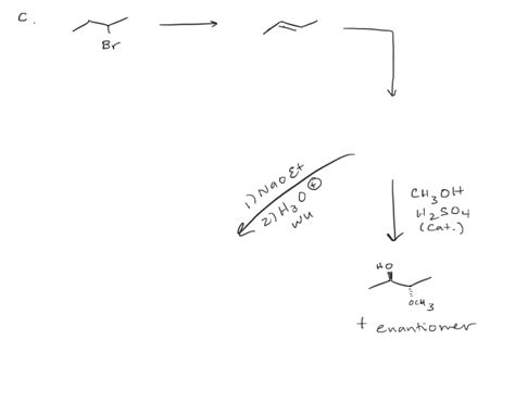 Solved What Two Molecuoes Would Make The Following Ether Chegg Com