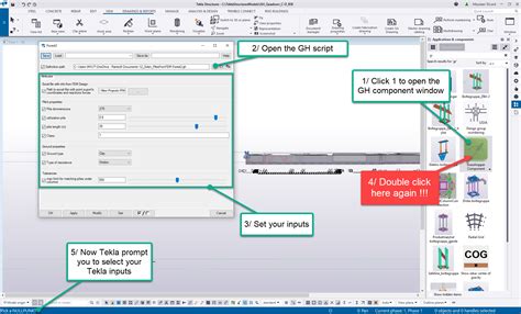 Grasshopper Component In Tekla Not Working Tekla Mcneel Forum