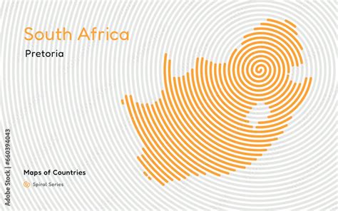 Creative Map Of South Africa Political Map Pretoria Capital World