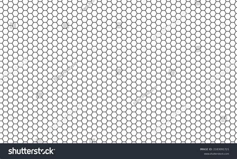 Hexagon Honeycomb Seamless Pattern Honeycomb Grid Stock Vector Royalty