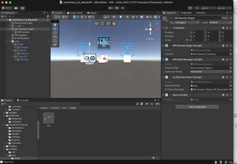 Unity3d Ar Ui Canvas相机视角交互，同样的prefab但是无法显示相同效果【已解决】unity Canvas
