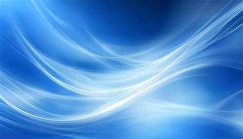 Blue Background With Soft Lines And Gradients Creating A Subtle Flowing