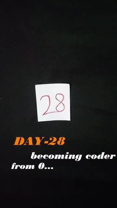 Day 28 Of Learning Code From 0bca Coding Development Web Development Btech Computerscience