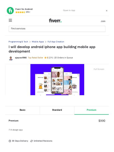 Develop Android Iphone App Building Mobile App Development By Ajayceo1985 Fiverr Pdf