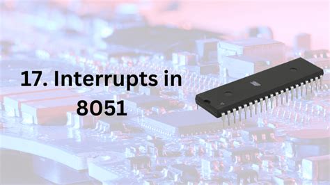 8051 Microcontroller Tutorials Robotic Electronics