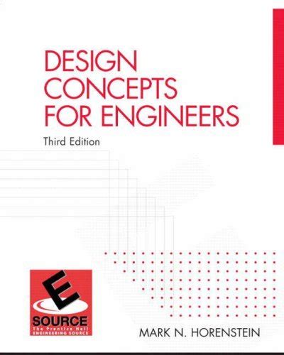 design concepts for engineers by mark n horenstein goodreads