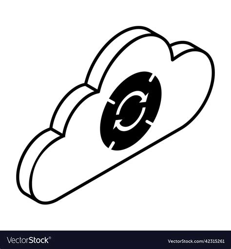 Cloud Backup Royalty Free Vector Image Vectorstock