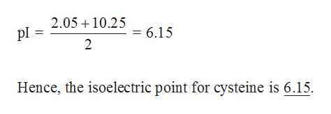 Answered Calculate The Isoelectric Point For Bartleby