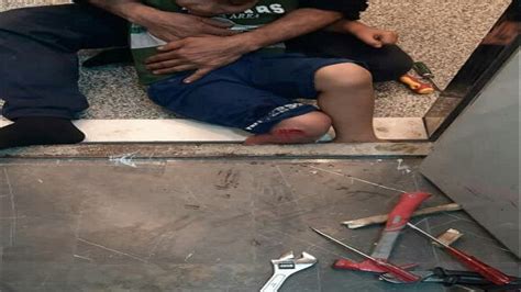 گیر کردن پسر بچه ده ساله بین کابین آسانسور و دیوار کناری فیلم