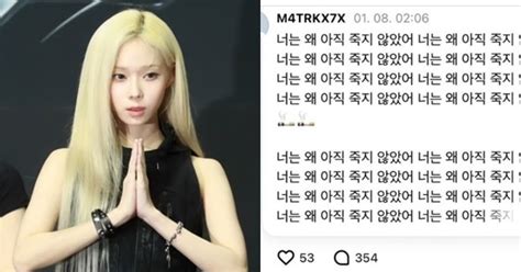 개 X 같은 X 강아지상 에스파 윈터 욕설·저주 묻지마 악플에도 대인배 답글 [스타이슈]