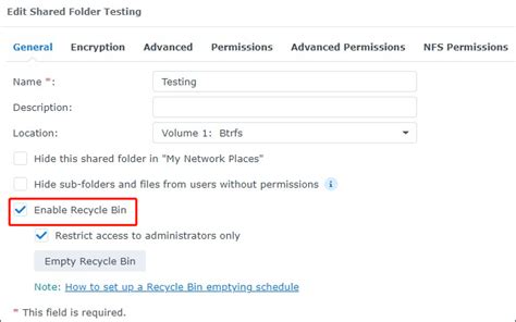 Recycle Bin Emptying Not Working In Synology 3 Methods