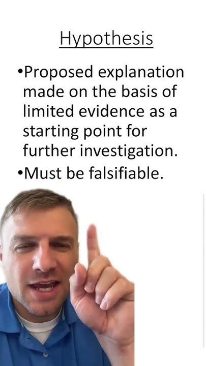 Hypothesis Vs Theory Youtube