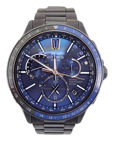 Casio Black Solar Oceanus Titanium Mens Ocw G1100s 1ajr Watch Listed