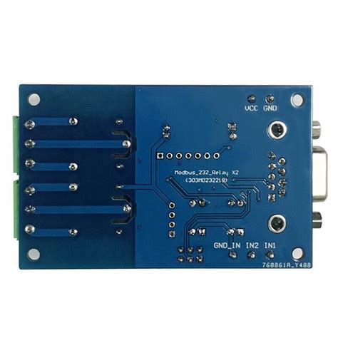 DC7 24V Supply 2 Channel Modbus RTU Relay Module Ubuy India