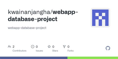 Github Kwainanjanghawebapp Database Project Webapp Database Project