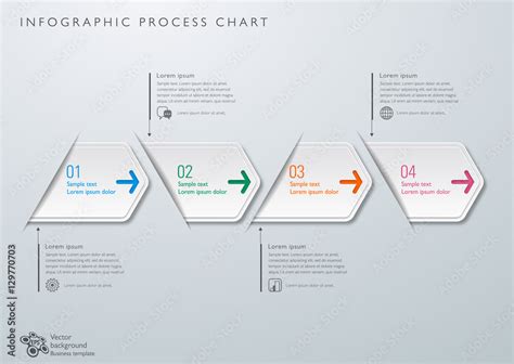 Timeline Workflow Process Chart Vector Graphic Stock Vector Adobe Stock