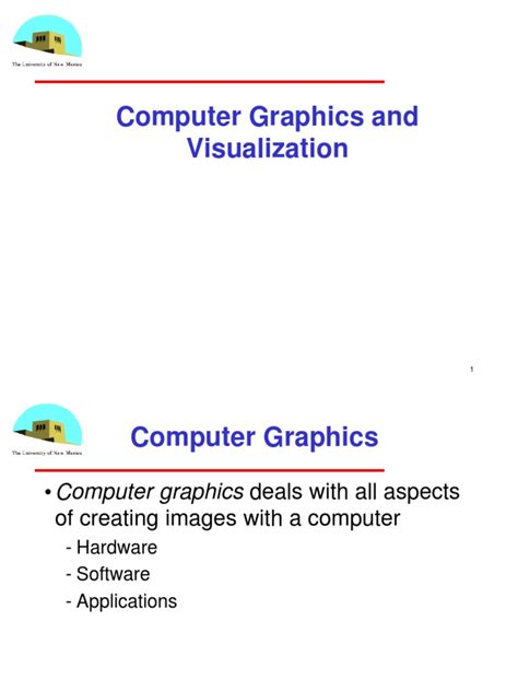 Computer Graphics And Visualization Pdf Shader Computer Graphics