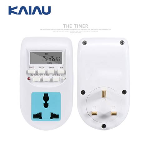 10a Uk Plug Weekly Programmable Electronic Timer Switch Timer And Electronic Timer