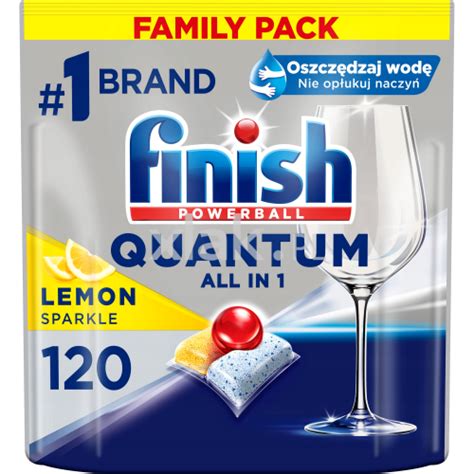 Kapsułki do zmywarki FINISH Quantum All In 1 Lemon 120 szt. Opinie ...