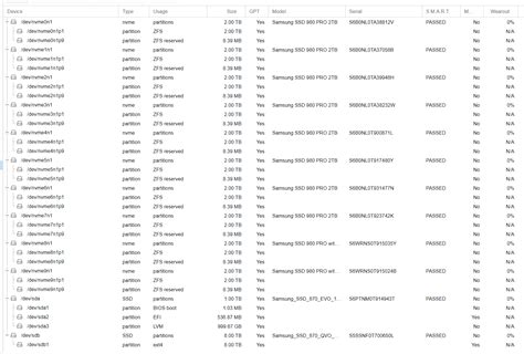 striped mirror zfs on proxmox 10nvme drives disk space looks strange