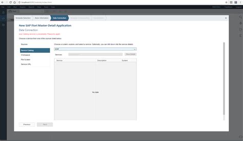 Catalog Services Unavailable In Webide Personal Ed Sap Community