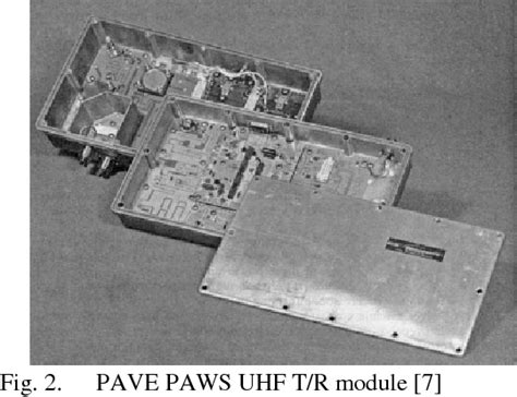 Figure 2 From The Development Of T R Modules For Radar Applications Semantic Scholar