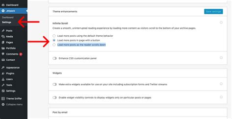 How To Enable Jetpack Infinite Scroll Viva Themes