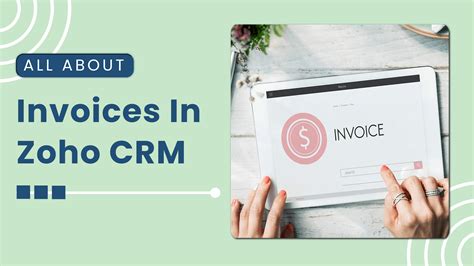 How To Generate And Manage An Invoice In Zoho Crm