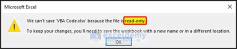 How To Open A Workbook As Read Only With Excel Vba 4 Methods