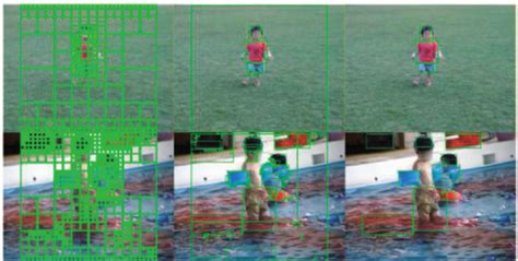 Illustration Of The Quad Tree Color Segmentation Left Input Frame