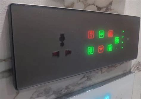 10a 8m 6 Switches 1 Socket Touch Modular Switch Socket Combination Pvc At ₹ 1500 Piece In Mumbai