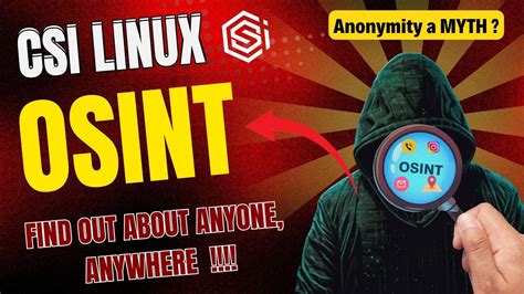 Csi Linux Walkthrough 3 Test Cases Covered Socmint Educational