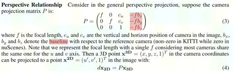 Confuse About The Camera Projection Matrix P In The Pgd Paper Issue Open Mmlab
