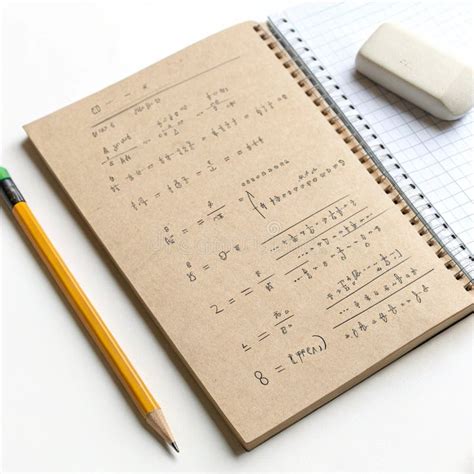 Math Equation Sheet Realistic Illustration Stock Illustration Illustration Of Test Perfect